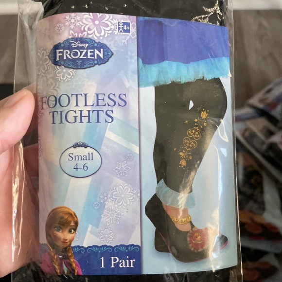 Disney | Accessories | Disney Frozen Anna Footless Tights | Poshmark